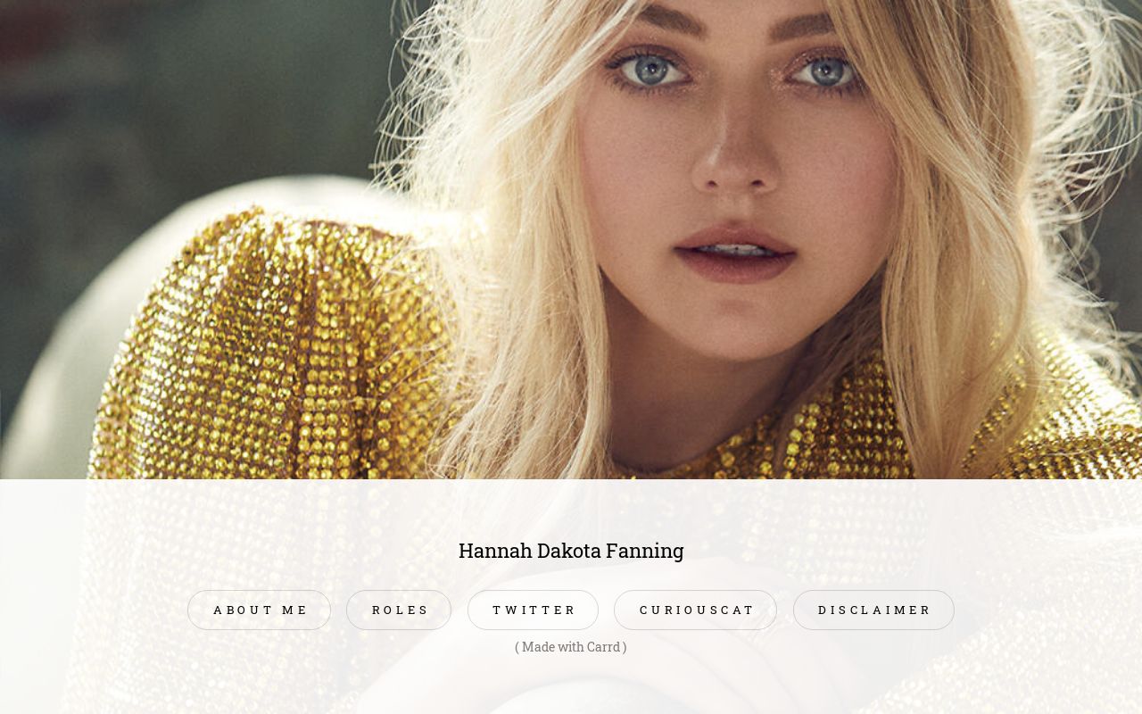 Hannah 'Dakota' Fanning
